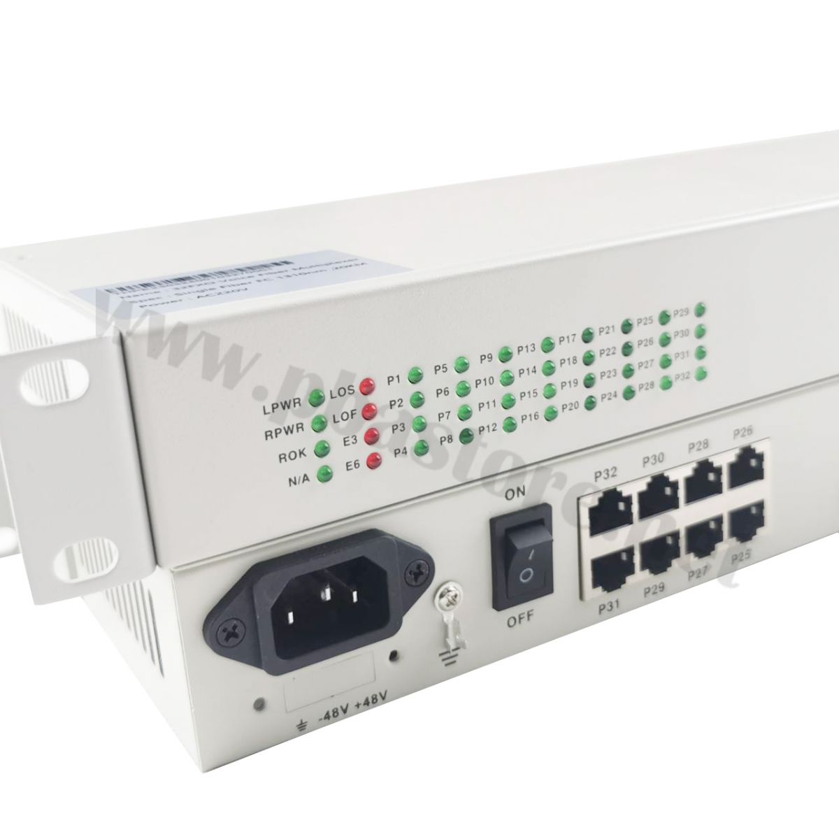 PCM VOICE MULTIPLEXER FIBER OVER MUX 32 PHONE + FXO/FXS อุปกรณ์สำหรับแปลงสัญญาณโทรศัพท์ผ่านสายไฟ ...